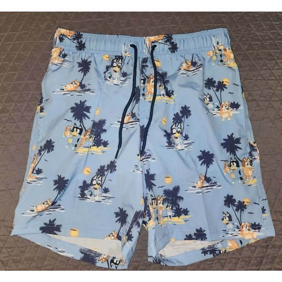 Bluey Swim Trucks | Swim | Bluey Swim Trucks Size S 3436 Blue Shorts ...